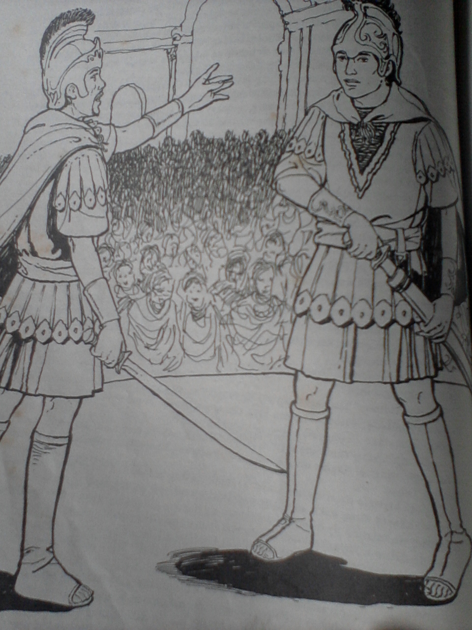 Menandro Sa Florante At Laura Drawing