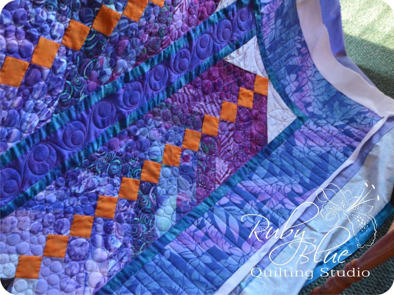 Ruby Blue Quilting Studio: French Braid Quilt