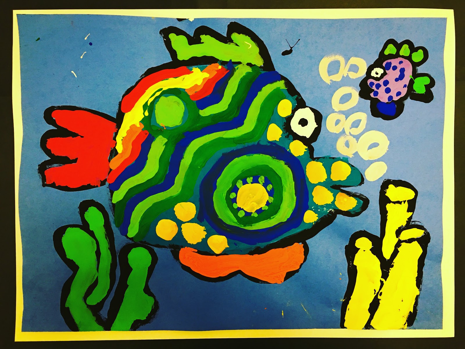 Paintbrush Rocket: 2nd Grade - Hooray for Fish!