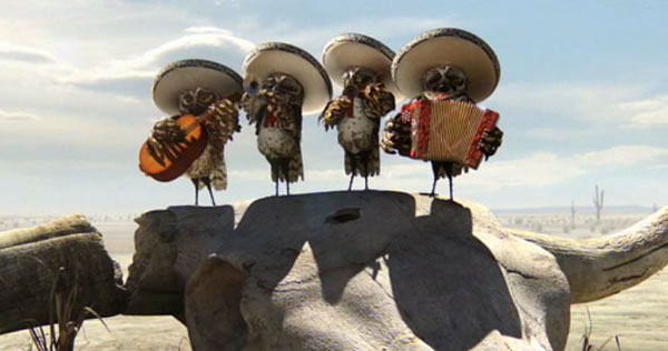 El cine, sin palomitas, no es lo mismo: Ringo RANGO Shango-Tango