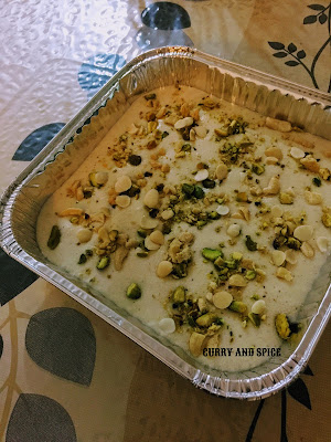 CURRY AND SPICE: SEMOLINA & DRY FRUIT CAKE