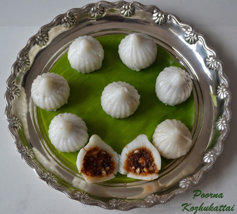 Thengai Poorna Kozhukattai Recipe | Mothagam | Modak | Ganesh ...