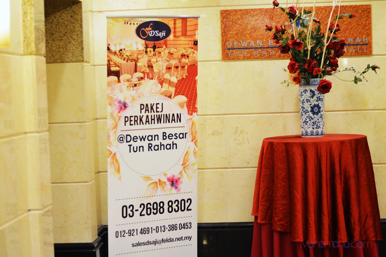 Pakej Perkahwinan Pilihan Selebriti Di Dewan Besar Tun Rahah Kuala ...