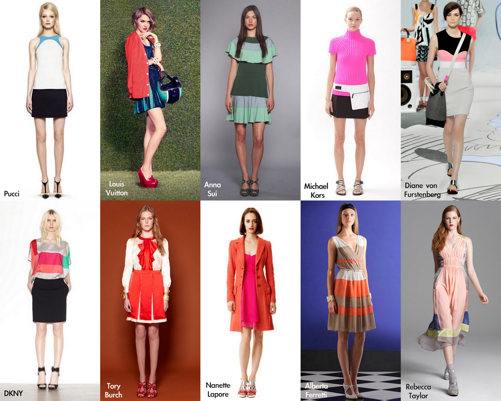 Frills and Thrills: Colour Blocking Continues