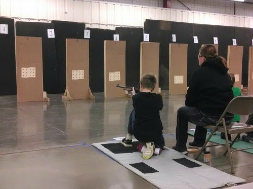 Post Rock District 4-H Sharp Shooters Attend Matches.
