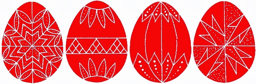 MENTŐÖTLET - kreáció, újrahasznosítás: Írott tojás minták