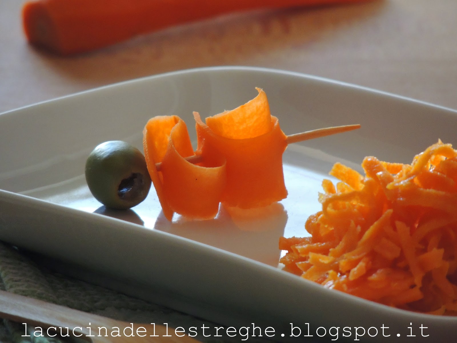 La cucina delle streghe: Julienne di carote marinate