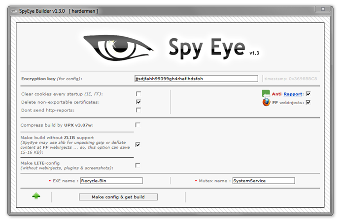 TECHBLOG: Spyeye Toolkit Has Been Leaked onto the Internet