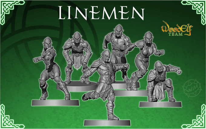 Tabletop Fix: Willy Miniatures - Wood Elf Team Kickstarter