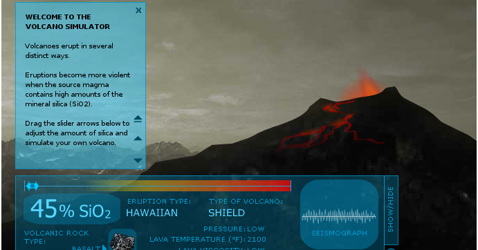 Geology in the West Country: Volcano Simulator