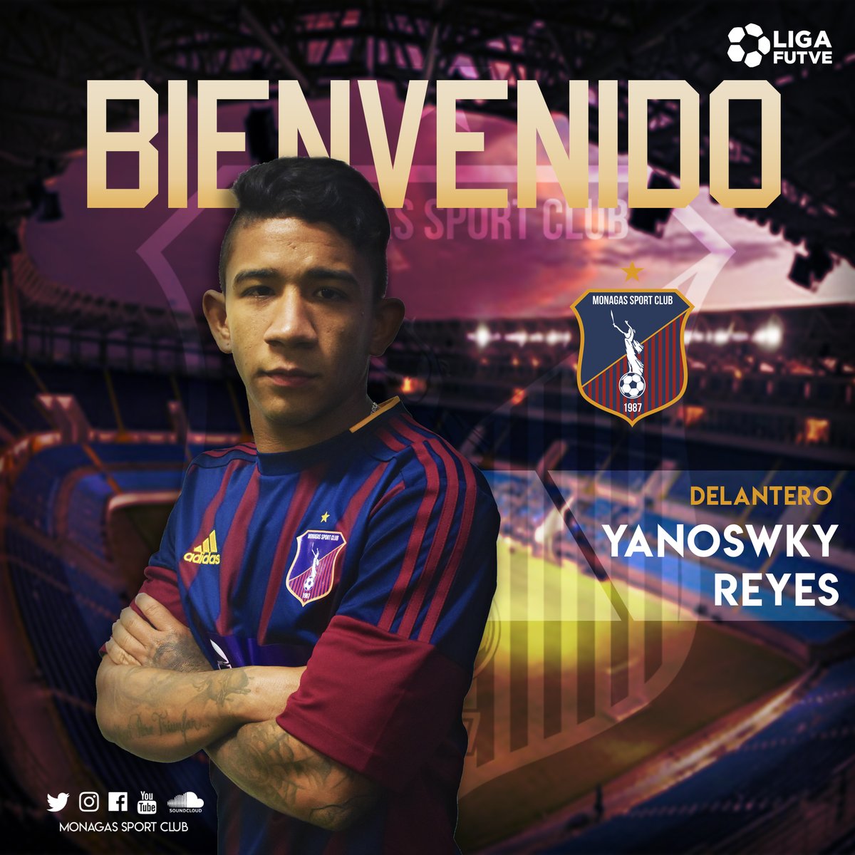 Yanoswky Reyes es la ultima incorporación del Monagas Sport Club - 0 ...
