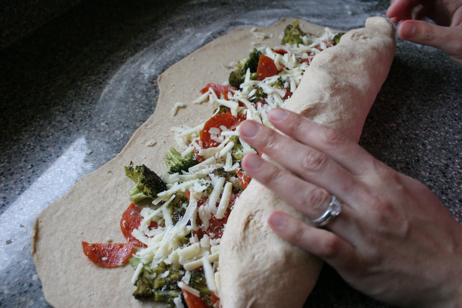 Broccoli Roll...and the most amazing smell!