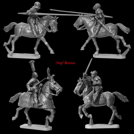 Wargame News and Terrain: Perry Miniatures: mounted men at arms!