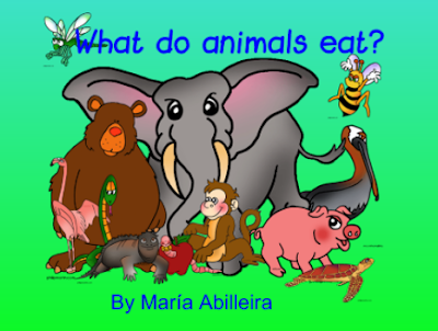 ¿Qué comen los animales?-Inglés fácil para primaria