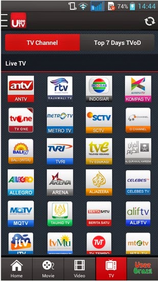 Download Aplikasi Android Streaming TV Online ANTV/TVOne Piala Dunia 2014