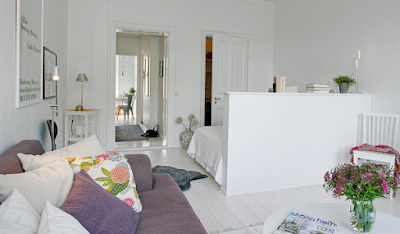 Decoration and Ideas: How to divide one room into bedroom and living room