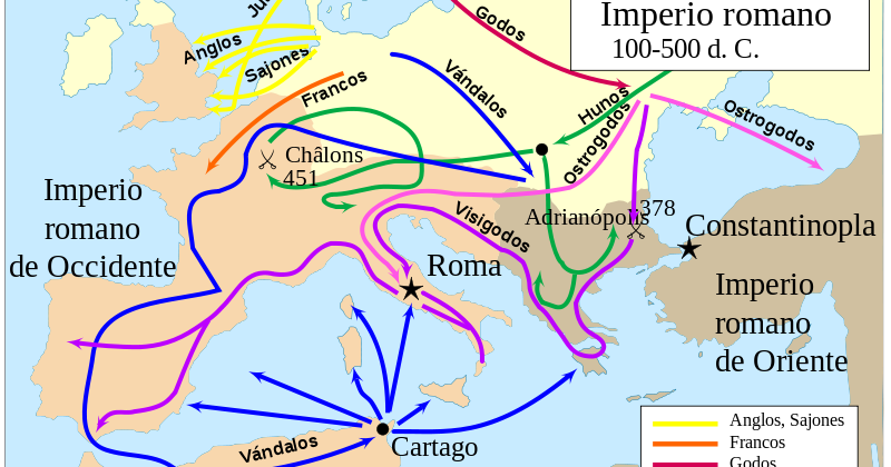Historia séptimo básico: La formación de los reinos germánicos.