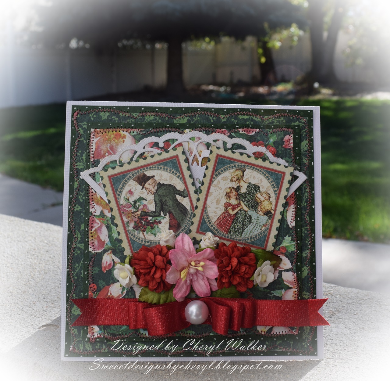 Really Reasonable Ribbon Blog: Christmas Carol Card