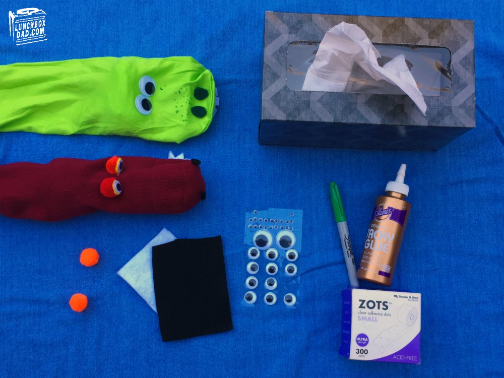Lunchbox Dad: How to Make The Good Dinosaur Movie Sock Puppets