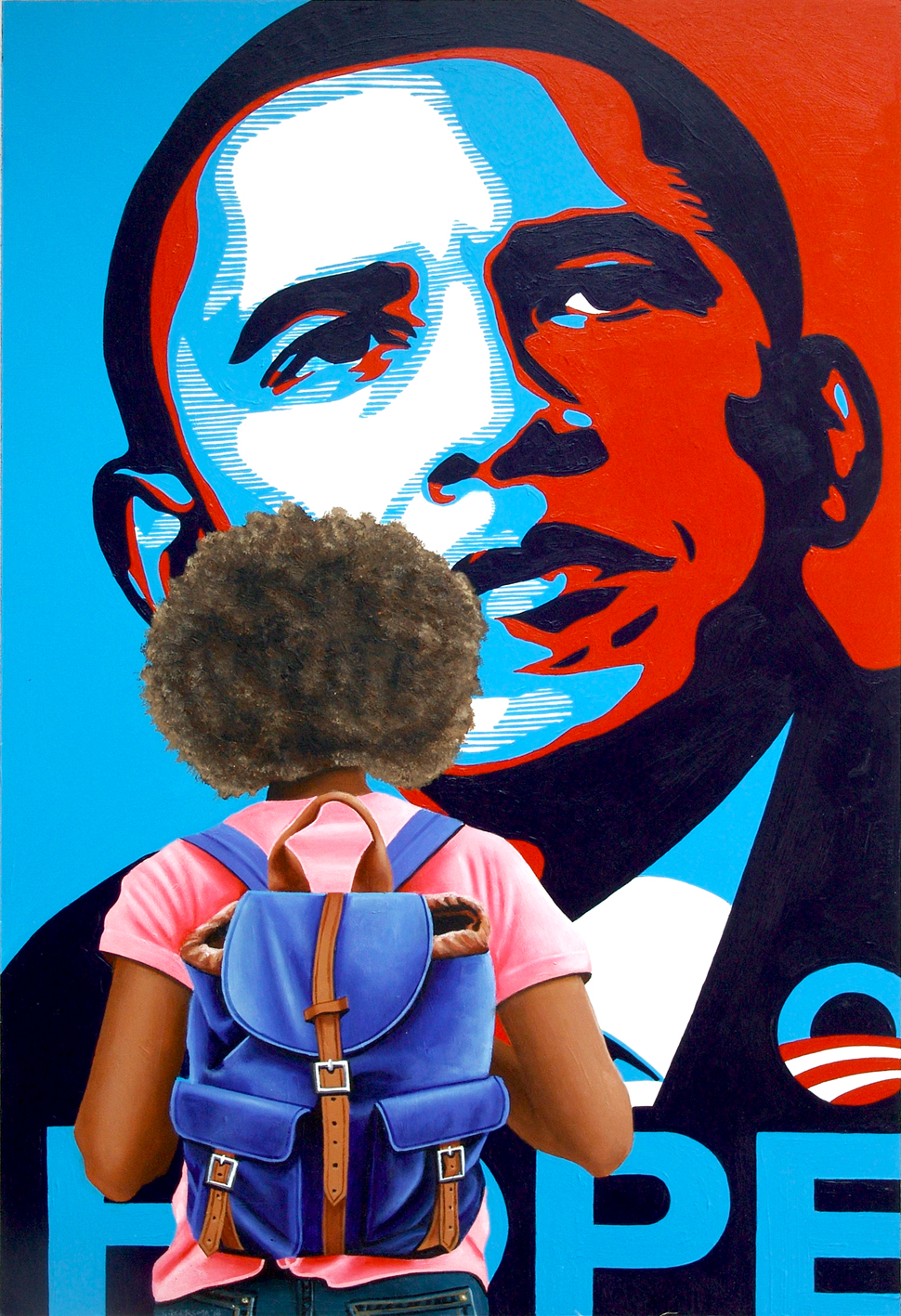 Hyperrealism Paintings Gerard Boersma: Hope- Woman Enjoying Print Of ...