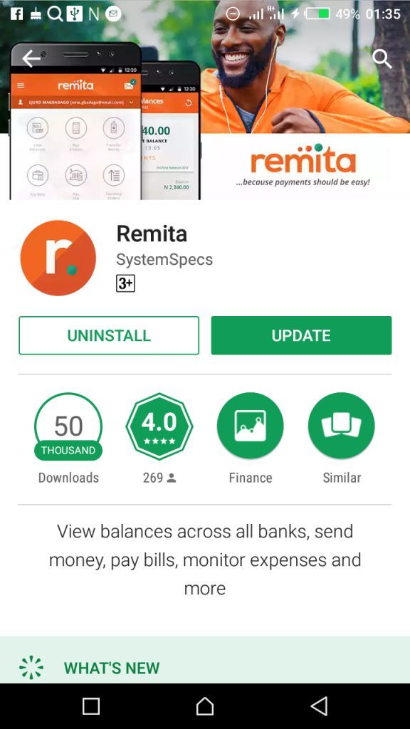 Remita Mobile App download - How to install it for Android | Tablet ...