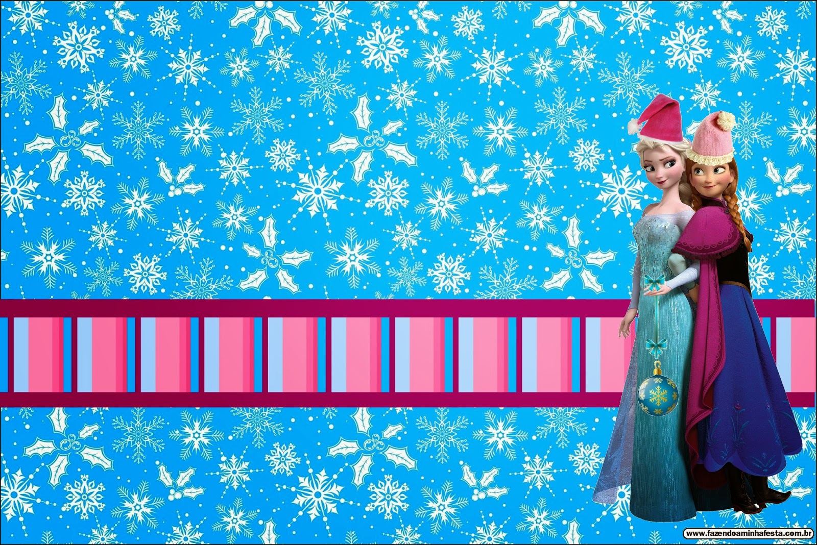 Frozen de Navidad: Invitaciones para Imprimir Gratis. - Ideas y ...