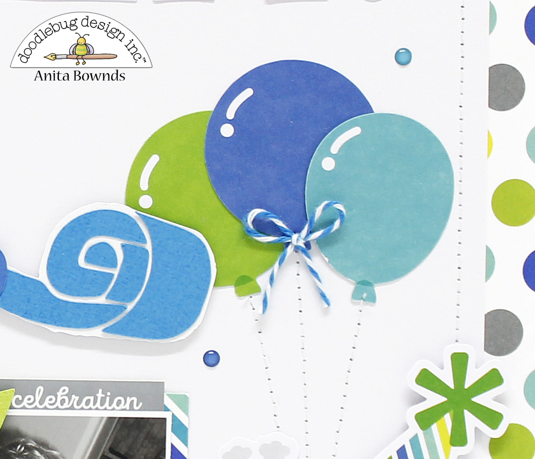 Birthday Party Layout | Doodlebug Design - Neat and Crafty
