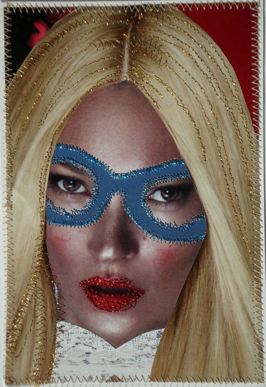 Mail me some art: ALTERED FACES - Part 2