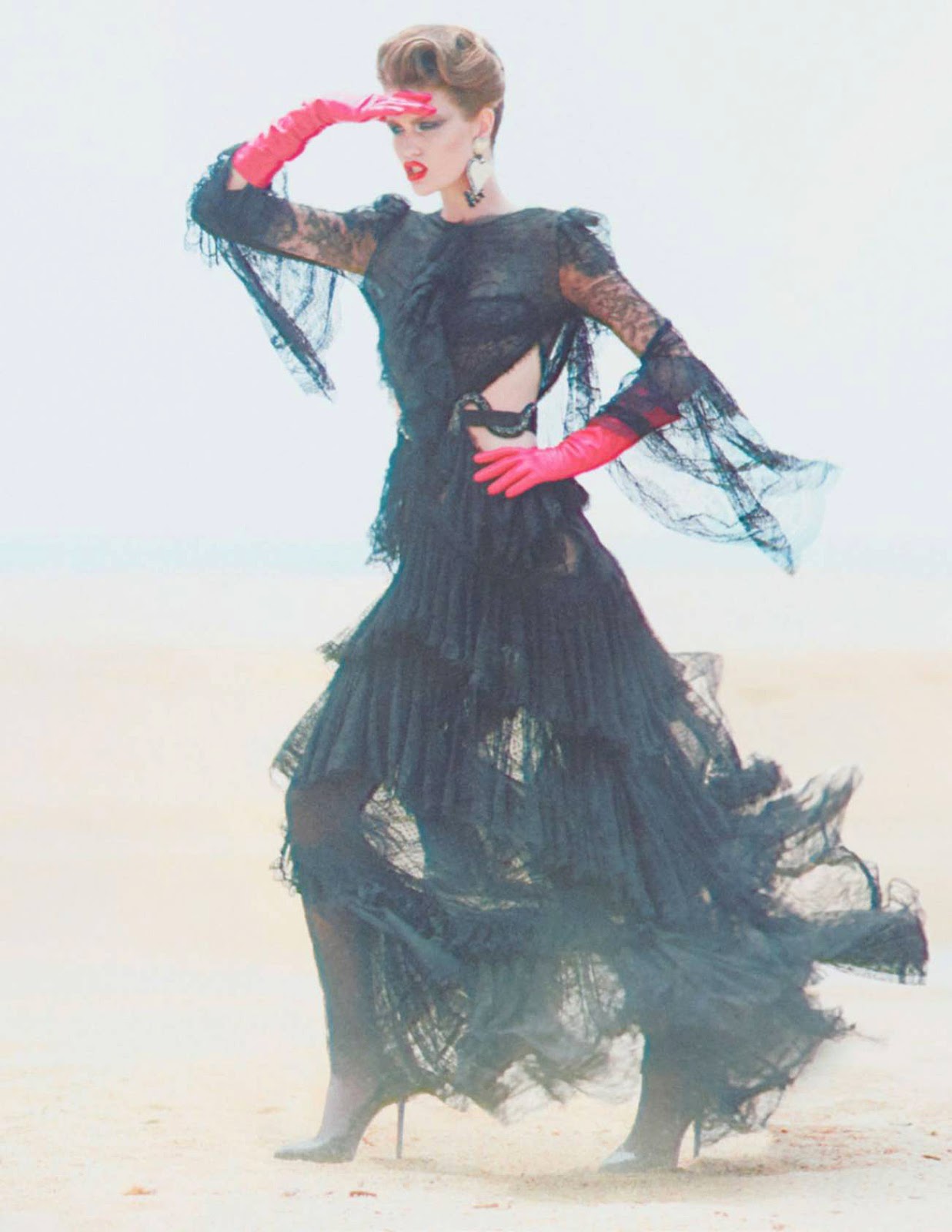 Duchess Dior: "Rose Insolence" by David Sims for Vogue Paris August 2016