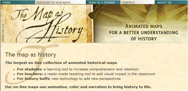 World History Teachers Blog: Animated Historical Maps
