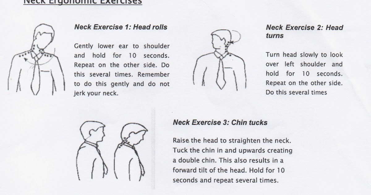 Health As I See It: Ergonomic Exercises: For Computer Users