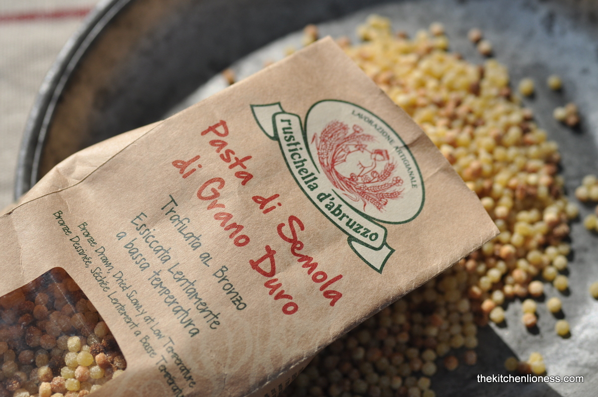 The Kitchen Lioness: Fregola Sarda with Broad Beans, Caramelized Fennel ...