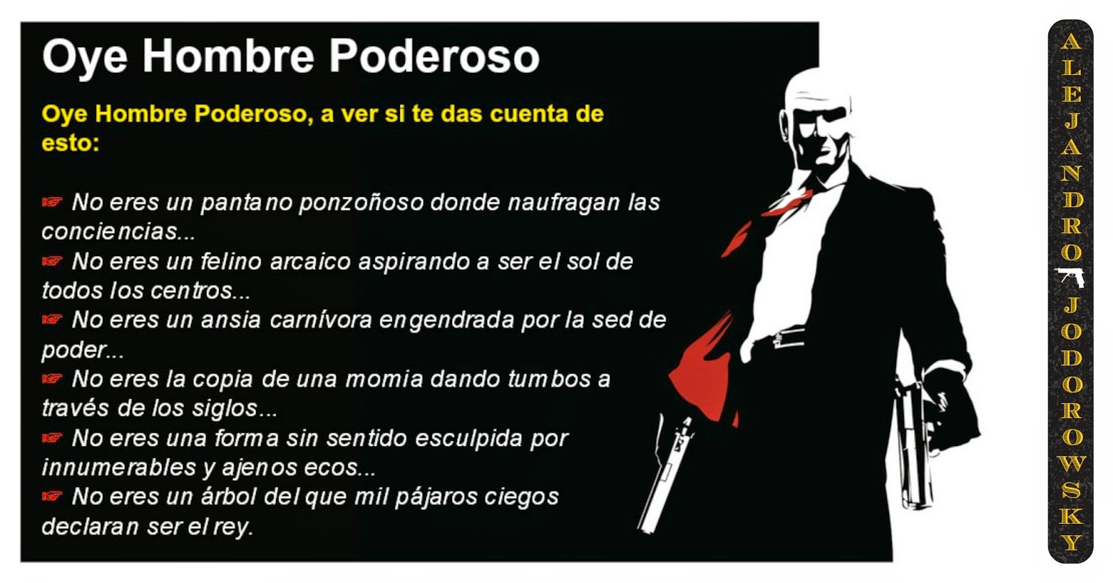 Nubes De Dosis Diarias: Oye Hombre Poderoso