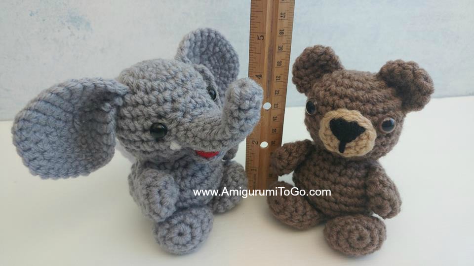 Home & Hobby Amigurumi pattern Crochet mini elephant Doll & Model ...