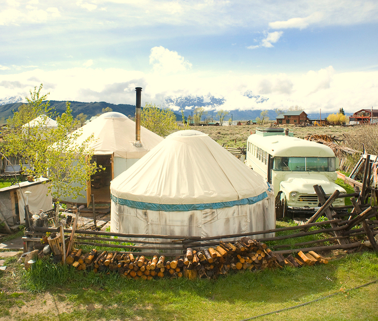 A Wyoming dude ranch adventure...: Yurts and an all day horseback ride ...
