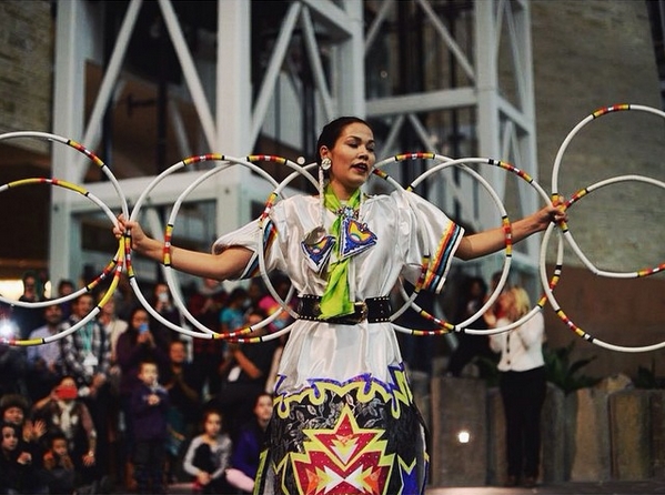 White Wolf : Anishinaabe Hoop dancer Shanley Spence vying for Miss ...