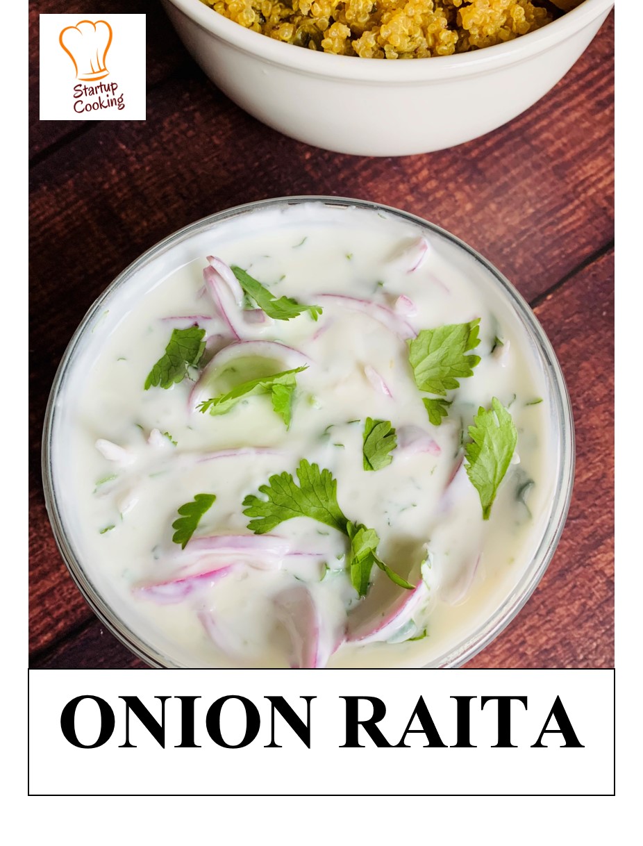 ONION RAITHA RECIPE | THAYIR PACHADI | ONION RAITHA FOR BIRYANI | Startup Cooking