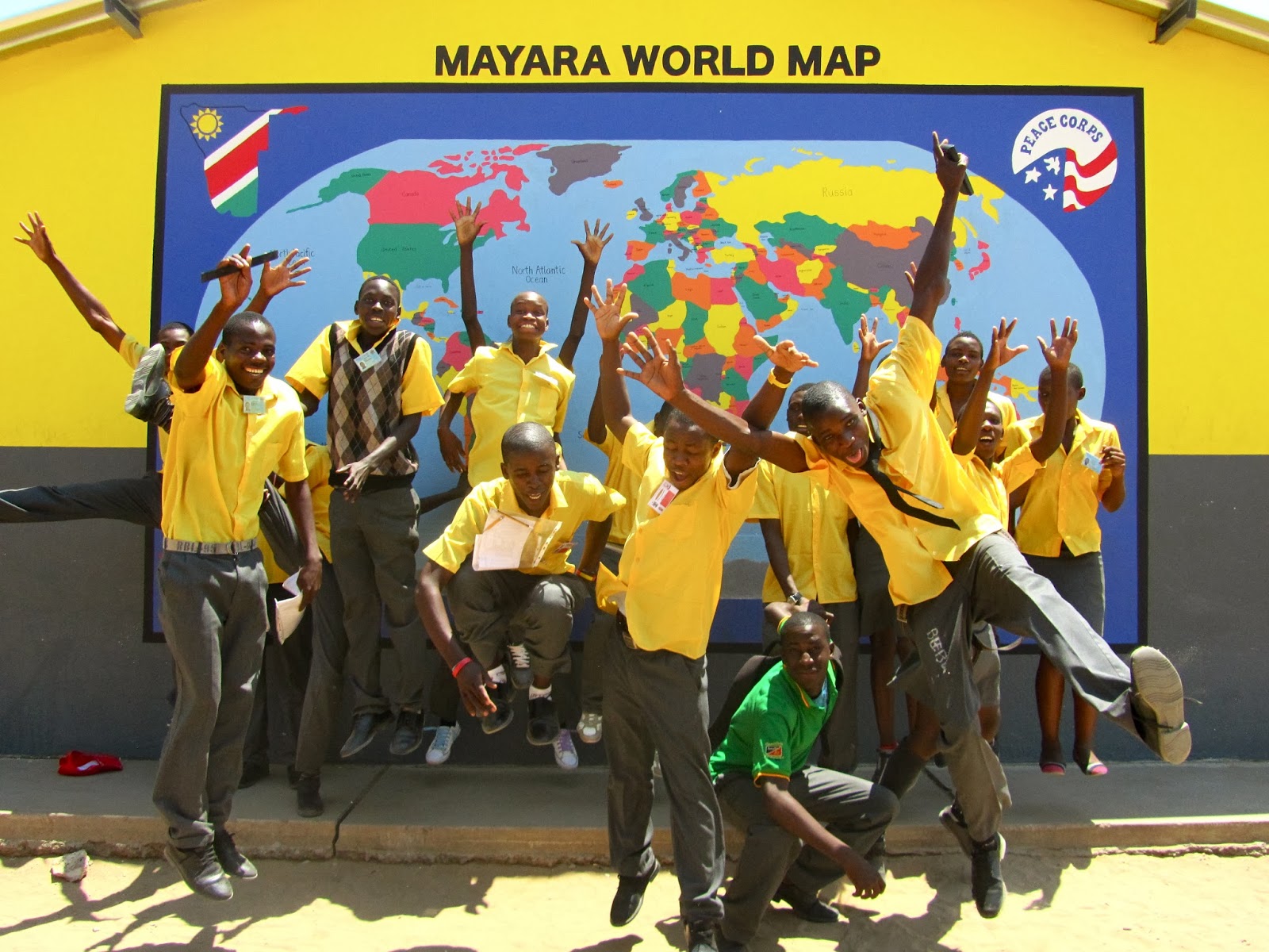 Peace Corps Namibia - The Habenicht Chronicles: World Map Project