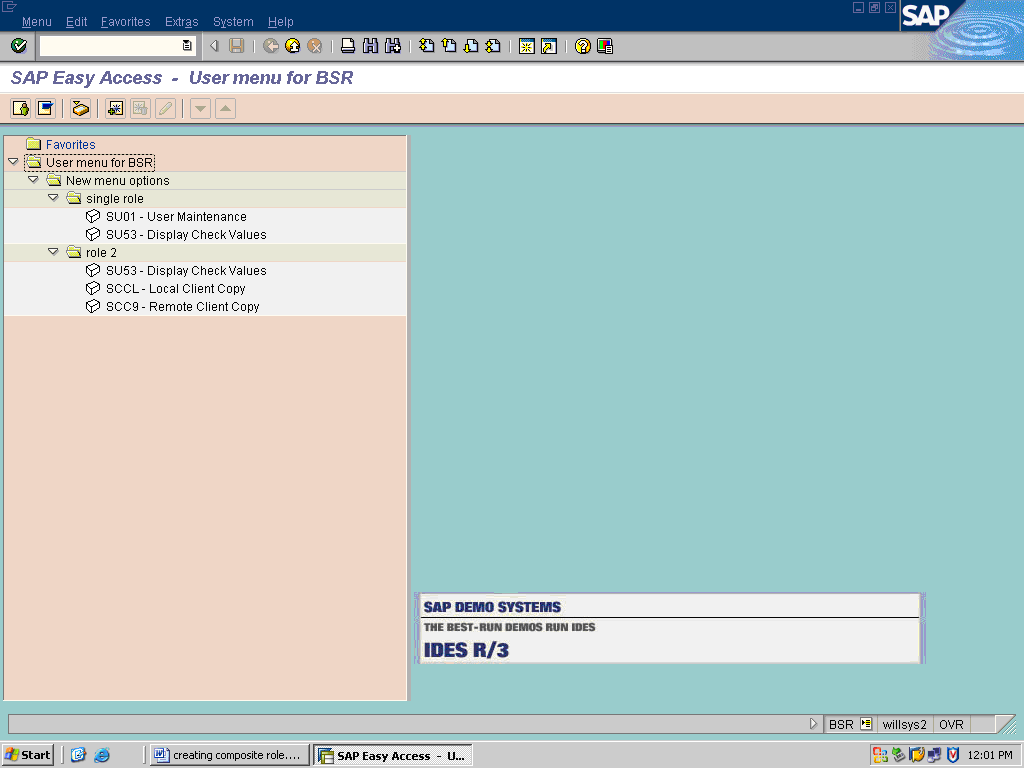 Sap Security Tutorial Creating Composite Roles In Sap Security