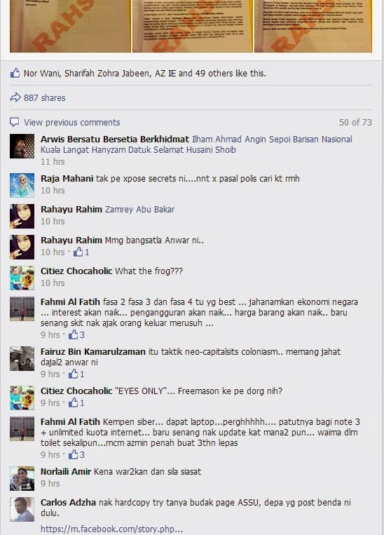 Dokumen Rahsia Langkah Kajang Rancangan Menjatuhkan Ekonomi Malaysia ...