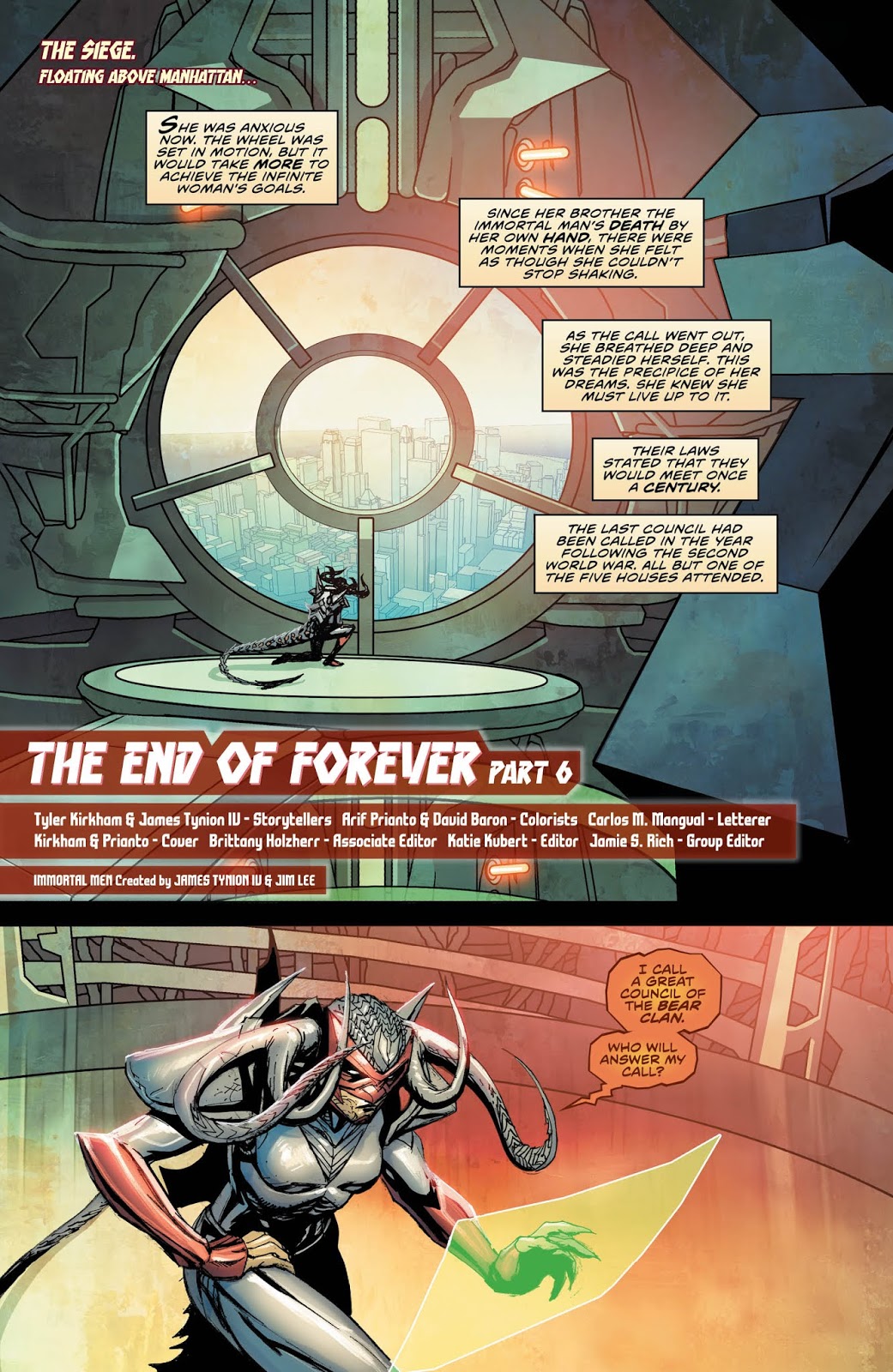 Weird Science DC Comics: PREVIEW: The Immortal Men #6