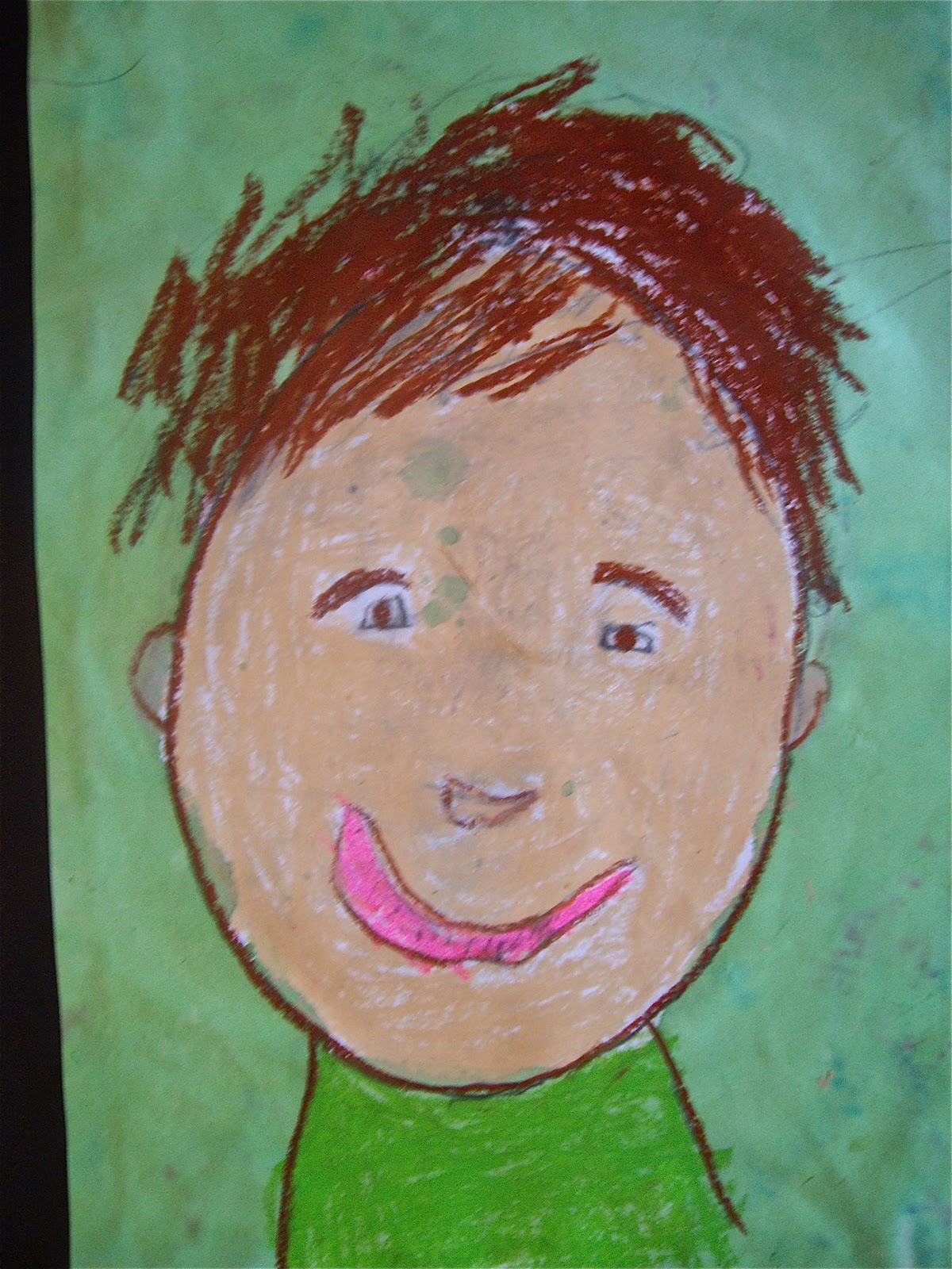 Use Your Coloured Pencils: Pre Primary and Grade 1 Self Portraits