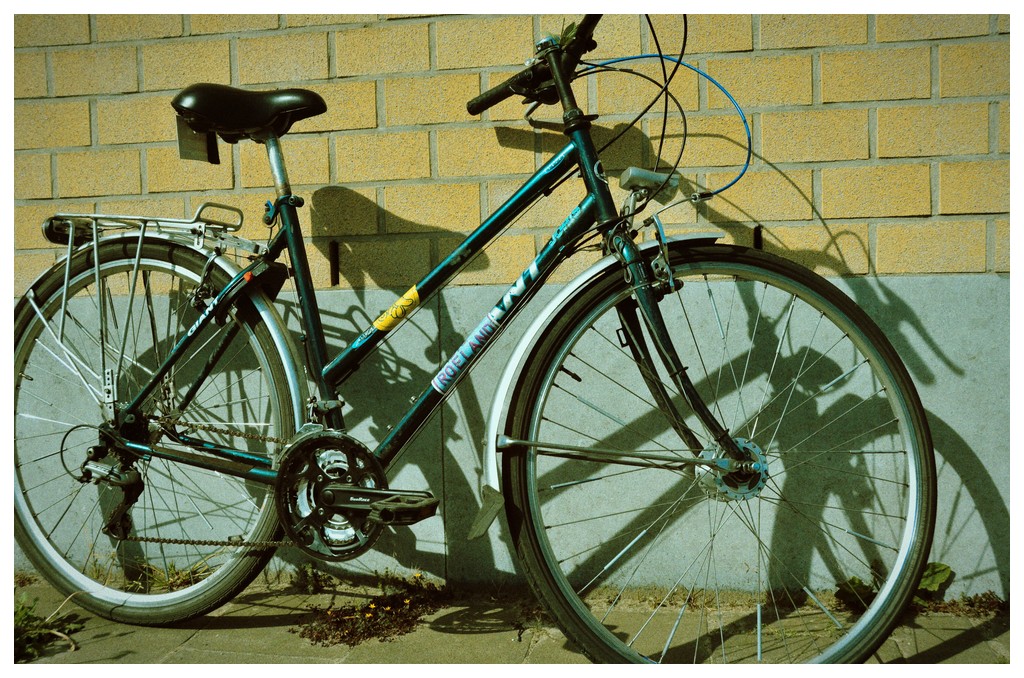 onderweg met de fiets: Twee wielen