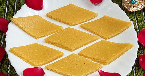 Shobha's: Kesar Kaju Katli