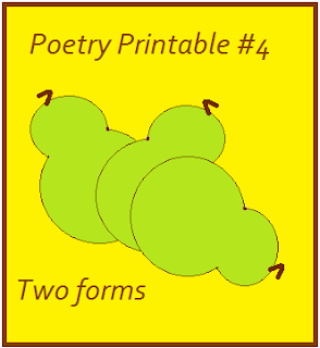 Artistry of Education: Poetry Printable #4 -- Two Poetry Forms