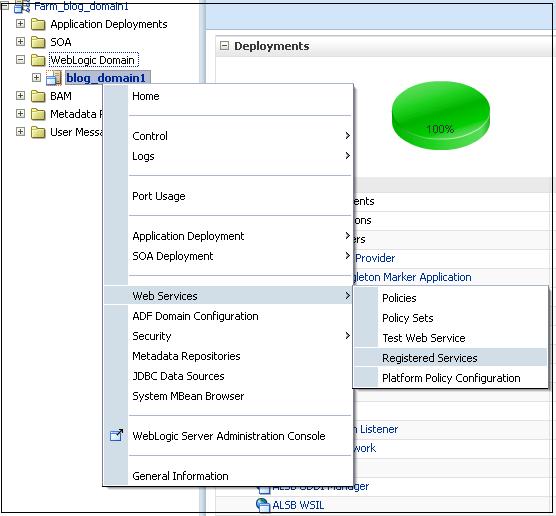 Publishing The Soa Composite Services To Oracle Service Registry Through Em Console In Oracle