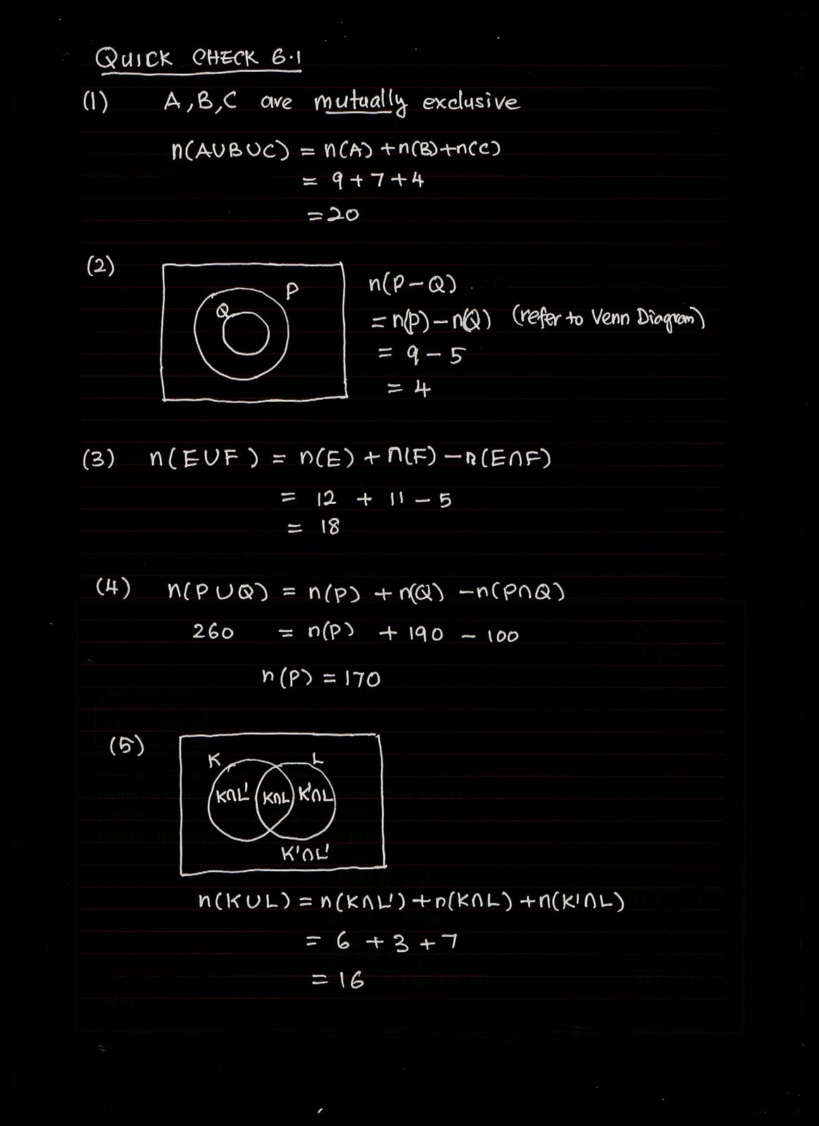 Stpm Mathematics T: PROBABILITY