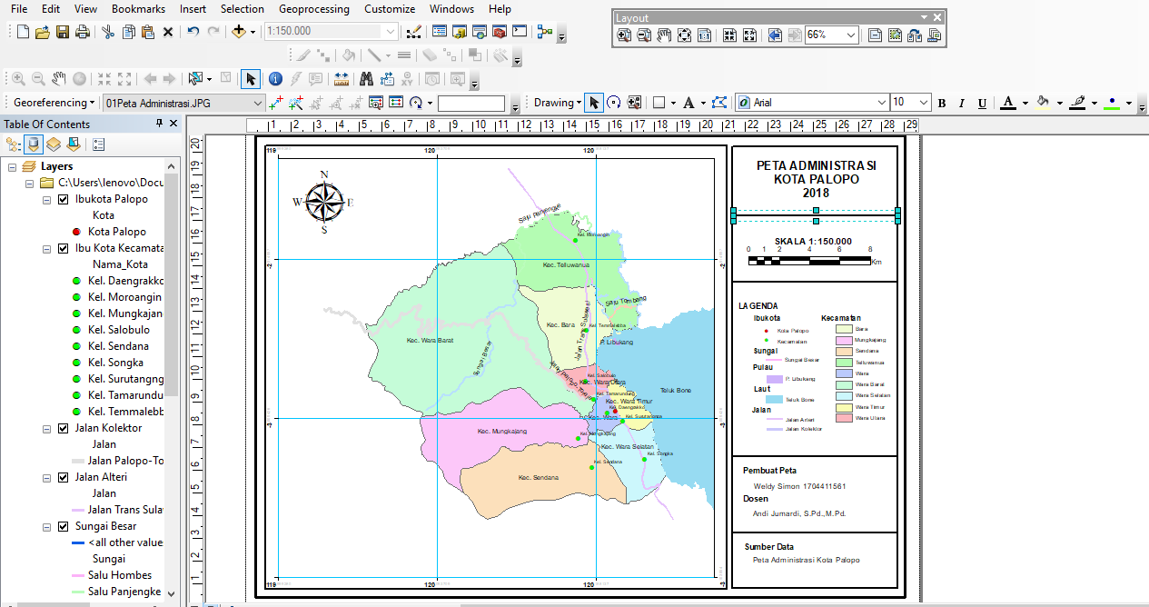 Tutorial Lengkap Membuat Template Layout Arcgis Mudah Dipahami