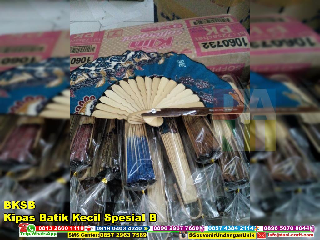 Souvenir kipas batik kecil spesial B (BKSB) | Souvenir Pernikahan