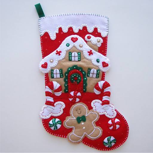 10 Moldes para hacer bonitas botas navideñas en fieltro ~ lodijoella